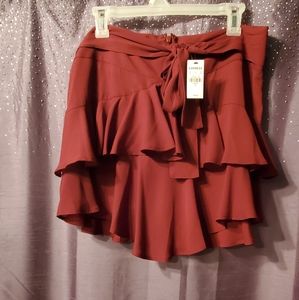 Express | Skirts | Express Red Skirt | Poshmark